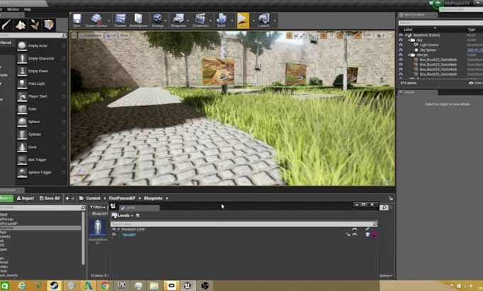 Create level design and lighting in unreal engine 4, 5 by ...