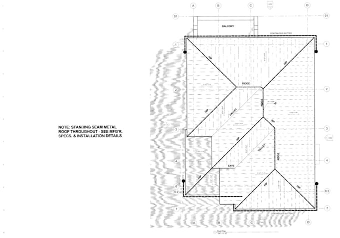Draft 2d roof plans for residential or commercial buildings by Dave_b03 ...