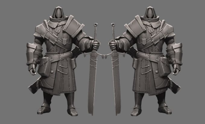 Do 3d model, 3d toy, action figure, face model, stl, for 3d printing ...