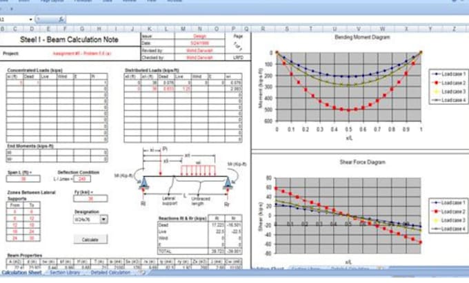 Design and analysis steel structure with load calculation by ...