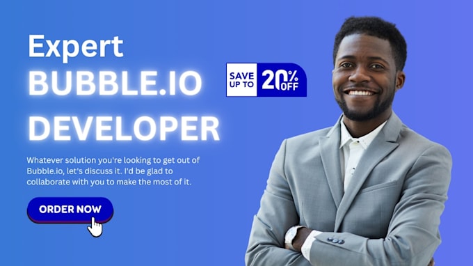 Build bubble io app bubble io developer bubble mvp saas bubble marketplace by Dami_19 | Fiverr