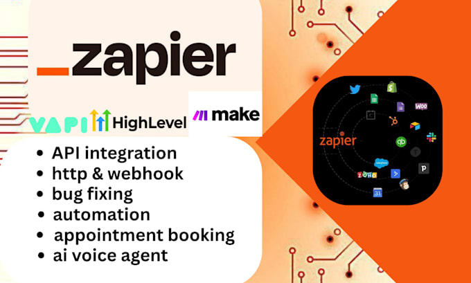 Zapier automation zapier make com n8n vapi ai retell ai ghl by Samuel_nam | Fiverr