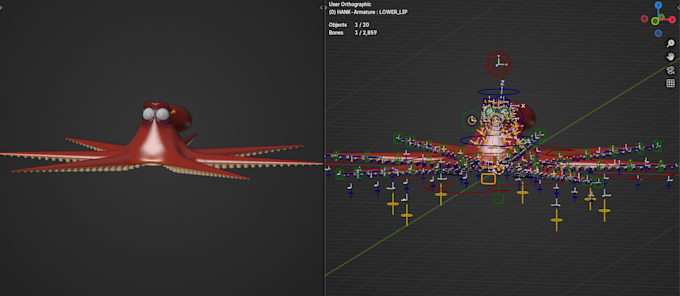 Do rig in blender full character with facial rig by Vali_rigger | Fiverr