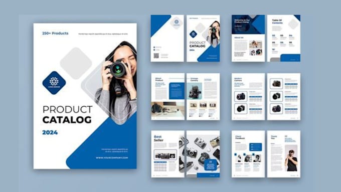 Design product catalog, sell sheet, lookbook, catalogue, magazine ...