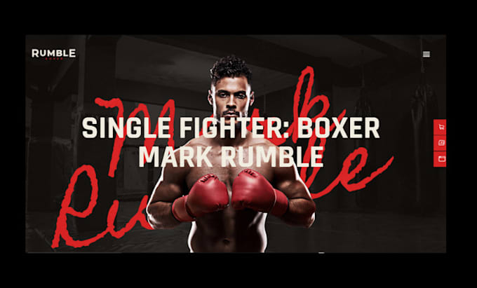 Build squarespace mma promotion website boxing ticket website fitness ...
