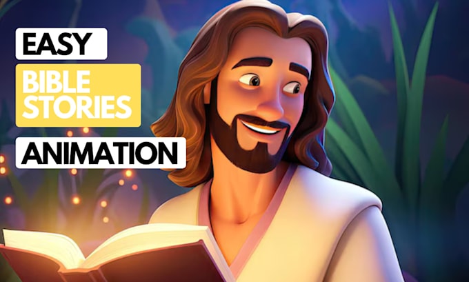 Do ai bible story animation for kids, children video, 3d ai animation ...