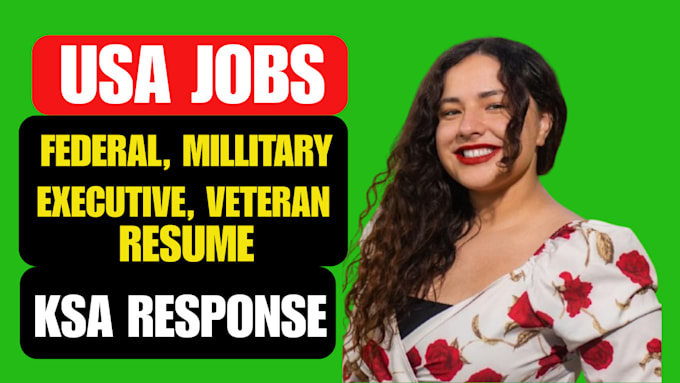 Write ats federal resume, ksa response, usajobs resume, military ...
