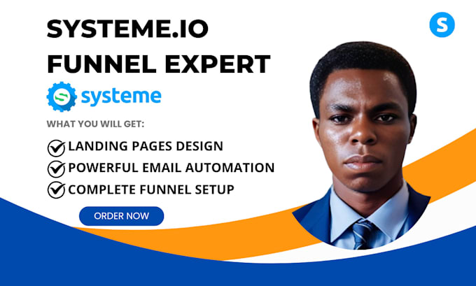 Design and set up complete systeme sales funnel by Gayron12345 | Fiverr