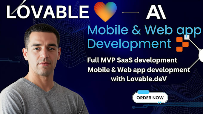 Do lovable mvp, web and mobile app with lovable ai, supabase,open ai, replit,n8n by ...