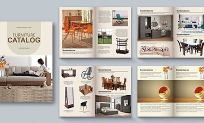 Design custom fashion, furniture catalog, catalogue lookbook, brochure ...