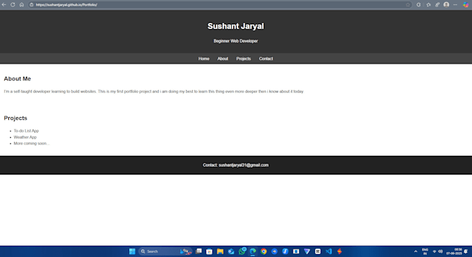 Create a responsive html css javascript website for you by Sushantjaryal | Fiverr