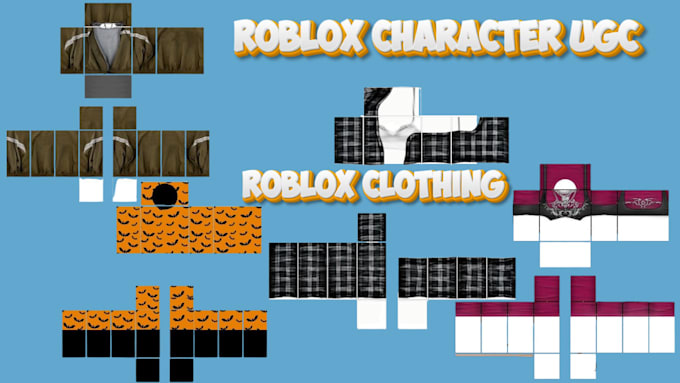 Design custom 3d roblox clothing roblox avatar character ugc roblox ...