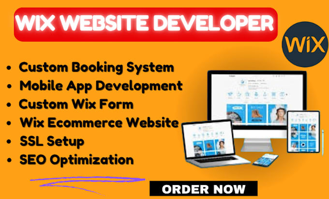 Do custom wix form, mobile app, booking system, ecommerce, wix seo, ssl setup by Danielowoyemi ...