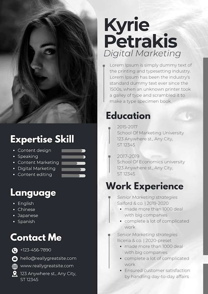 Create a successful resume and cover letter by Karthikkuppala | Fiverr