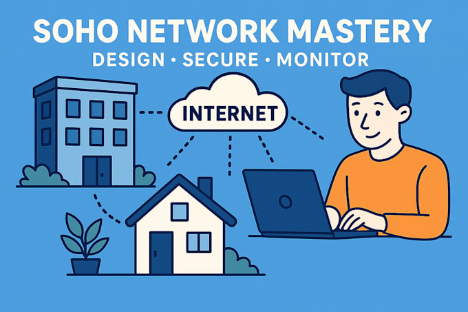 Design and maintenance your soho network by Leksarodic | Fiverr