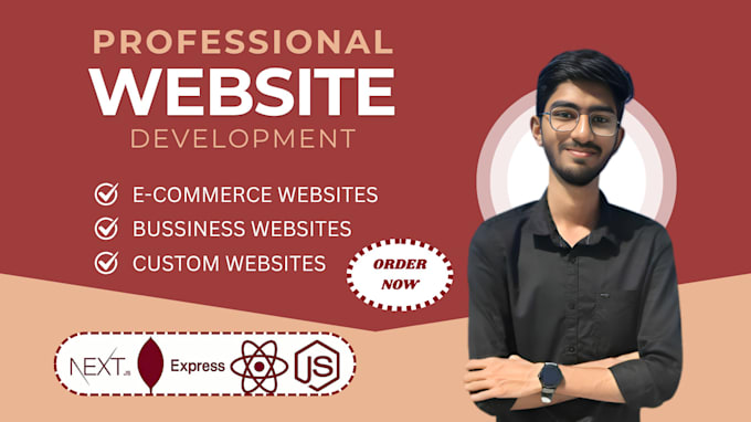 Develop a business website using mern stack and nextjs by Tirth_r | Fiverr