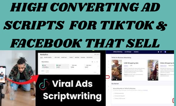 A write a high converting video ad script for youtube tiktok or ...