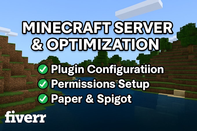 Set up your minecraft server with plugins and configs by Mangoeis01 | Fiverr