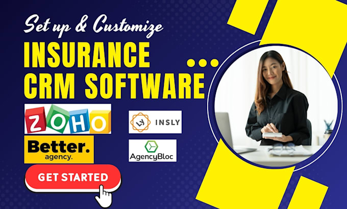Set insurance crm zoho agencybloc betteragency salesforce nexj insly ...