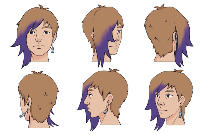 Create a short looping 2d animation, turn around, pfp, twitch emotes ...