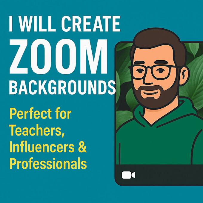 Provide zoom backgrounds for virtual meetings and branding by ...