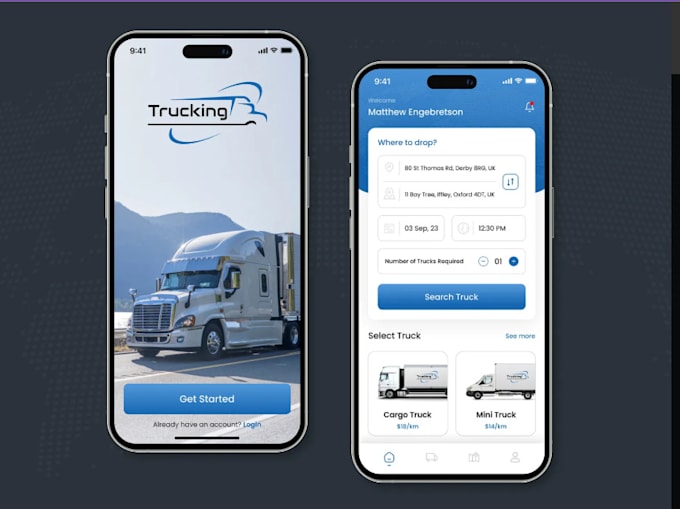 Develop a custom transportation management app for fleet and delivery ...