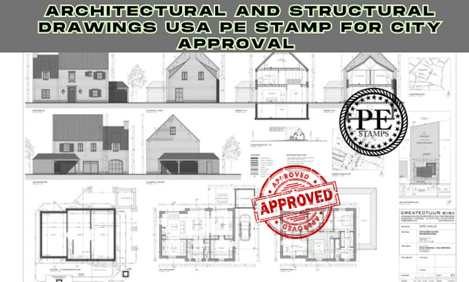 City permit blueprints architect for site plan floor plan mep deck adu garage by Millisaborg ...