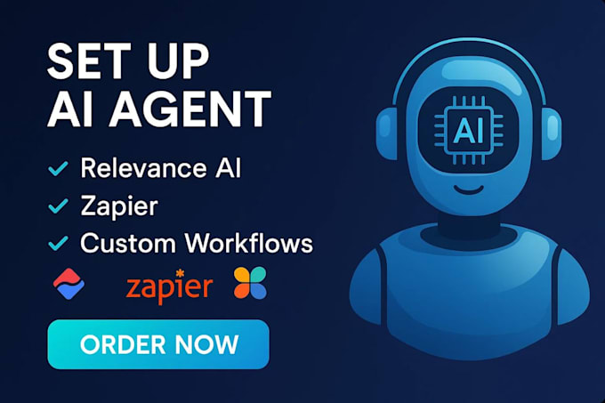 Set up smart ai agent with relevance ai, zapier, and custom workflows by Davis_james202 | Fiverr