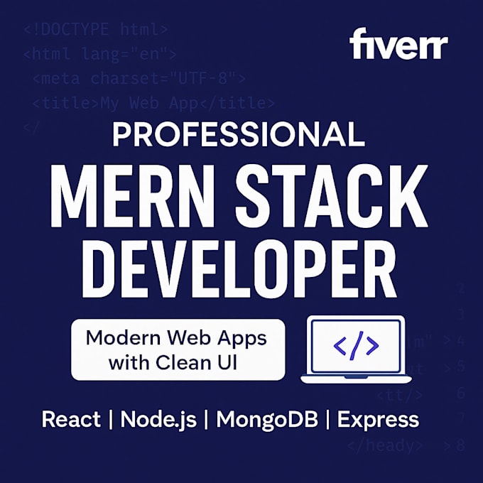 Develop full stack mern web app with clean ui and rest api by Harpit131 | Fiverr