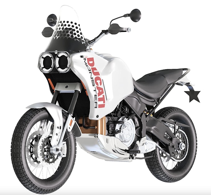 3dprint, sculpt3d motorcycle, sport bike model, pbr texture, 3d rig, racing bike by Orinndafidi ...