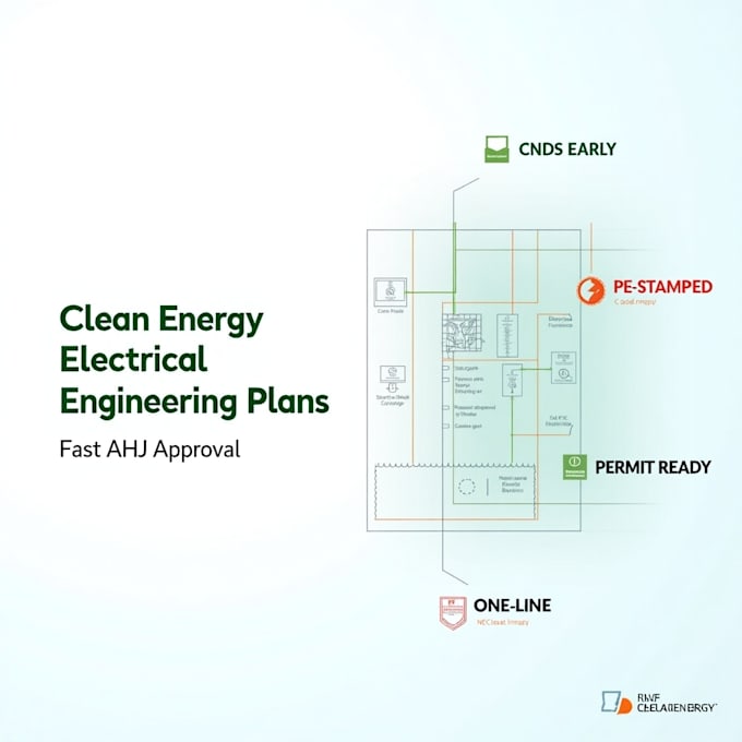 Clean energy electrical engineering plans for fast ahj approval by ...