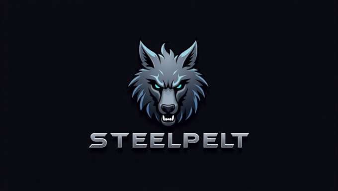 Design outstanding steel pelt wolf mascot logo in very short time by ...
