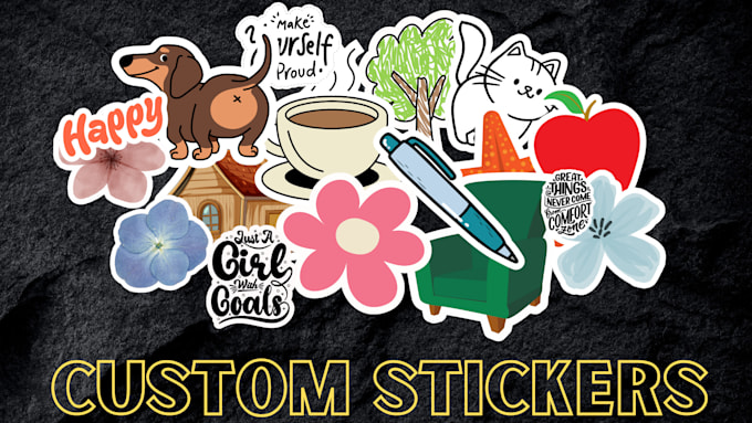 Design custom stickers, typography and scrapbook pages by Rasanjalish ...