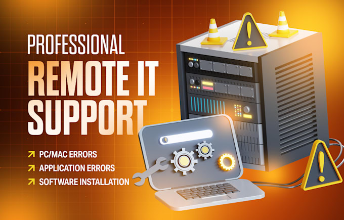 Troubleshoot and fix your it problems remotely by Ezpz_tech | Fiverr