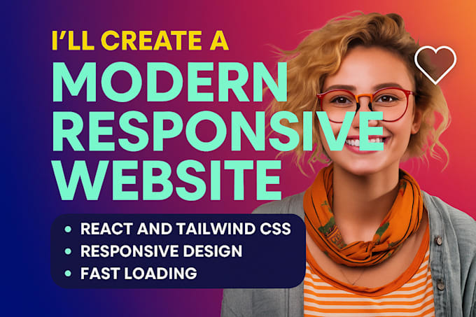 Create a modern responsive website with react and ai power by Harsha ...