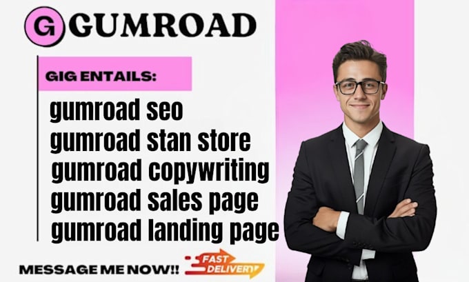 Do gumroad sales page copywriting, gumroad landing page, gumroad seo ...