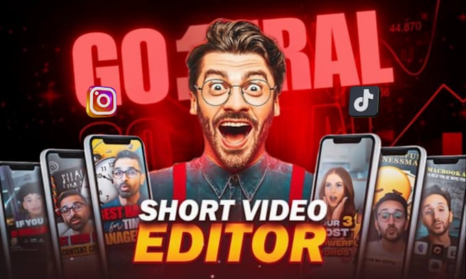 Edit short form videos for tiktok, instagram reels, and youtube shorts ...