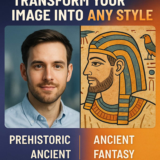 Transform your image into any historical, fantasy, or custom style by ...