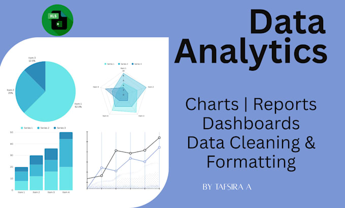 Do data cleaning, formatting, analysis, dashboard creation in excel