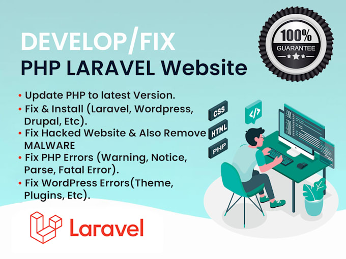 Develop php laravel website and fix php laravel bugs by Technical_nomi | Fiverr