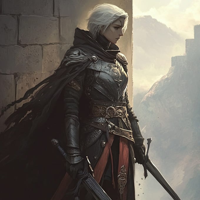 Draw cool dnd character and fantasy concept art for you by Camillaaul ...
