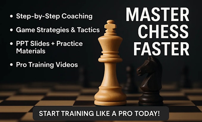 Create a chess coaching course with materials, ppt, video to be a ...