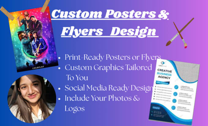 Design engaging printable posters and editable canva flyers in 24 hours ...