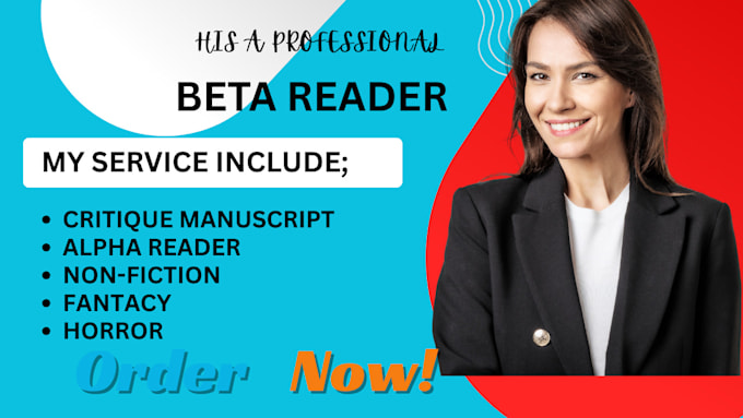 Beta read thriller, horror, critique romance, fantacy your manuscript ...