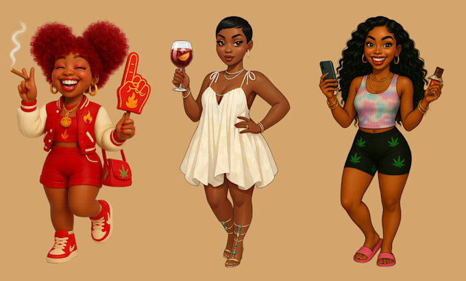 Create custom digital illustrations and art work by Ctrl_the_vibe | Fiverr