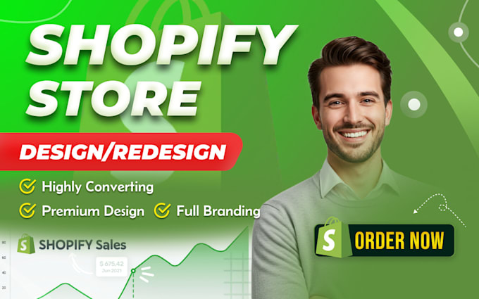 Shopify store design, shopify ecommerce website development, dropshipping store by Ahmadali1416 ...