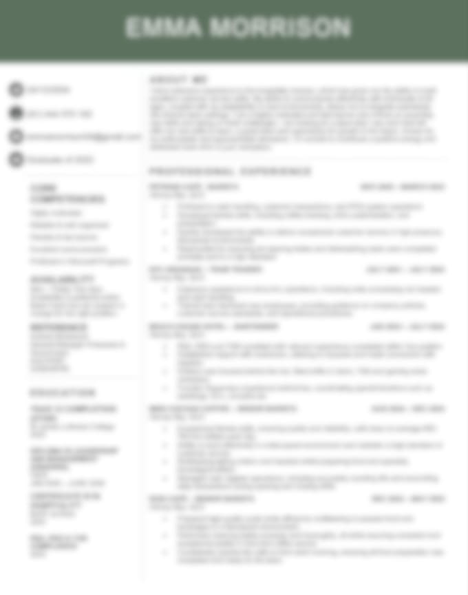 Polish or create a detailed resume by Emmaneonn | Fiverr