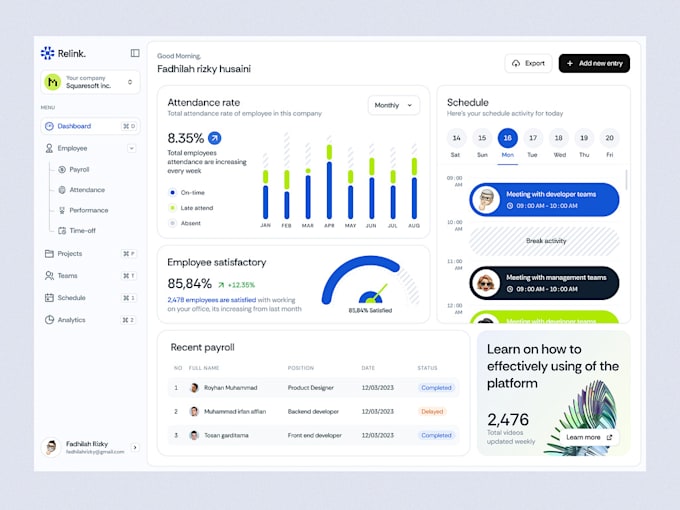 Be ai software developer full stack web developer web application in php laravel by Tolibu | Fiverr