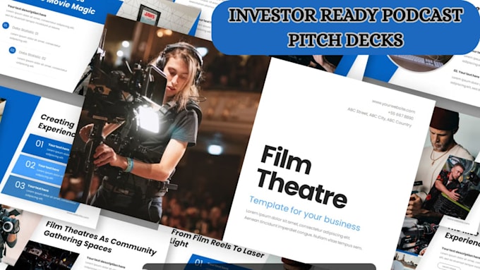Podcast pitch decks investor ready movie, film pitch deck podcact pitch ...