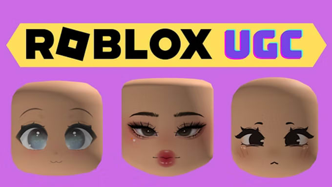 Create custom face designs for your roblox game or ugc by Pmoney44 | Fiverr